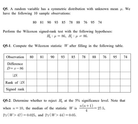 Solved Q5 A Random Variable Has A Symmetric Distribution