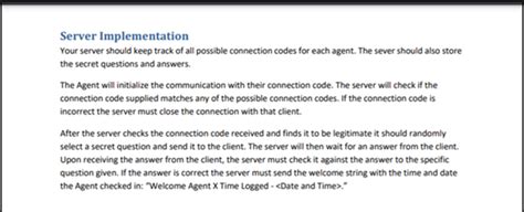 Solved Write The Code In Python Write A Client Agent That