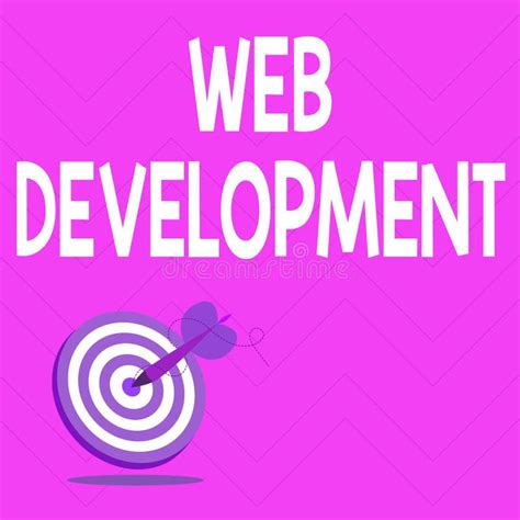 Writing Displaying Text Web Development Business Approach Web Development Presenting Message