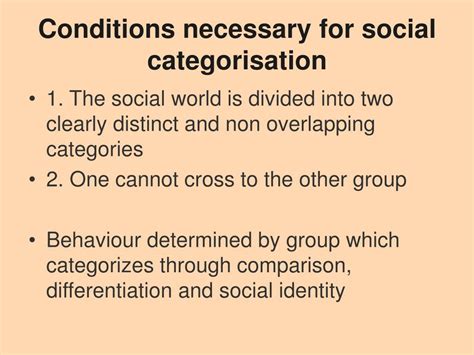 Ppt Social Categorisation Powerpoint Presentation Free Download Id