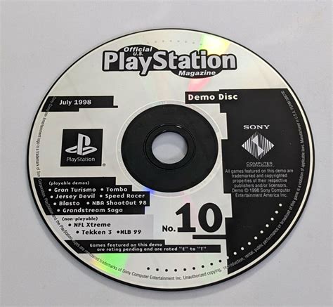 Playstation Magazine Ps1 Demo Discs Rpsx