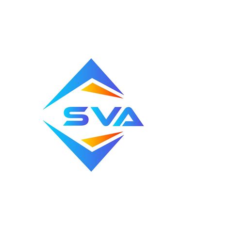 Sva Abstract Technology Logo Design On White Background Sva Creative