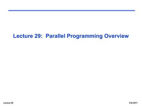 Intro To Parallel Programming
