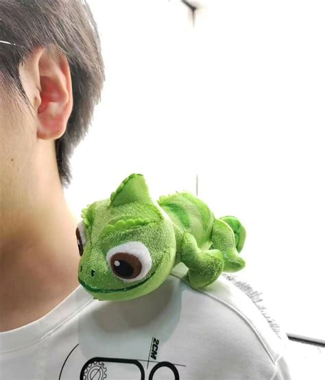 Tangled Pascal Magnet Shoulder Pal Plush