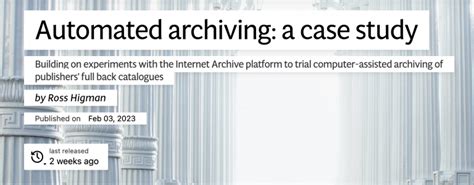 Punctum Books Helps Build Streamlined System For Archiving Open Access Monographs Internet