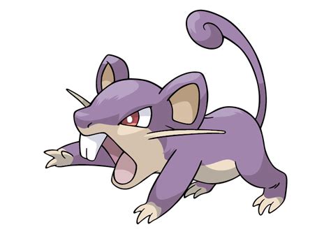 Rattata Pokemon Vector Superawesomevectors