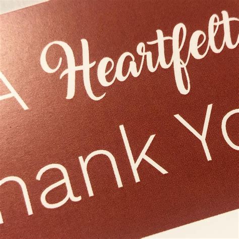 A Heartfelt Thank You Sign For Good Healthy Eating Advocates