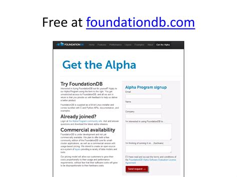Building Foundationdb Ppt