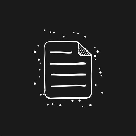 text file format doodle sketch illustration 38054947 vector art at vecteezy