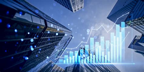 흐릿한 밝은 Bokeh 도시 배경에 빛나는 성장 비즈니스 차트 재정적 성장과 성공 개념 이중 노출 0명에 대한 스톡 사진 및 기타 이미지 Istock