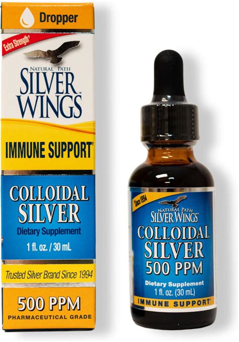 Colloidal Silver Liquid 8 Fl Oz 30 Ppm Bioactive Hydrosol Silver Water Natural
