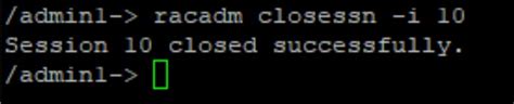 VxRAIL Close IDrac Virtual Console Session VIA CLI DavidRing Ie