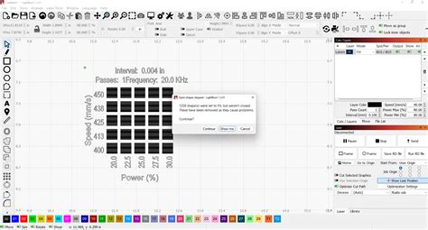 Power Scale Not Working Help Tips And Tricks Lightburn Software Forum