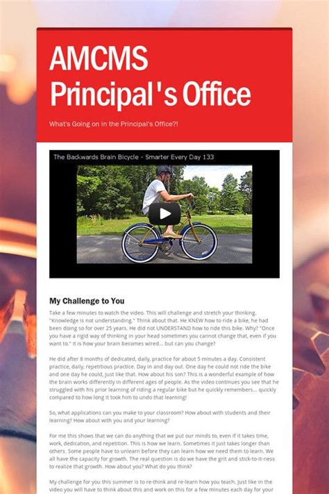 Amcms Principals Office Principals Office Teacher Help Faculty Meetings