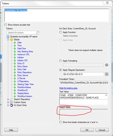 Test Expression Regular Expression In Workflow Question Laserfiche Answers