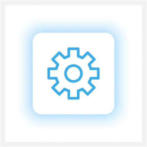 Premium Vector Focused Settings Button Ui Element Template