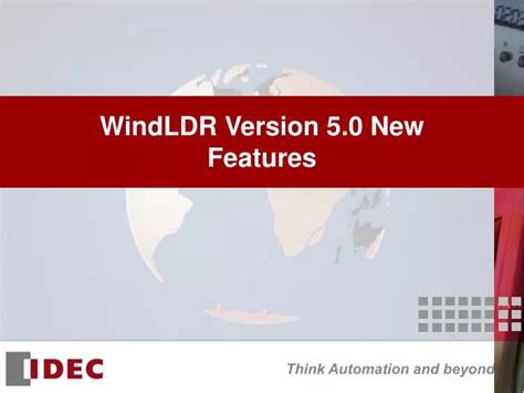 Ppt Windldr Version 5 0 New Features Powerpoint Presentation Free Download Id 4551386