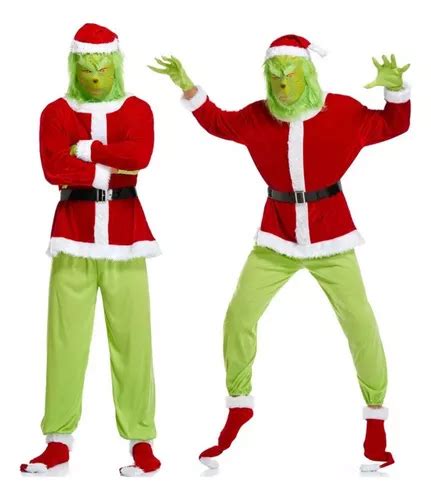 Disfraz De El Grinch Adulto Cuotas Sin Interés