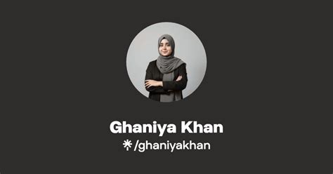 Ghaniya Khan Instagram Facebook Linktree