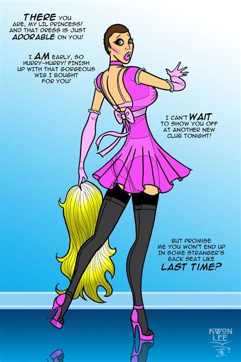 Going Out Transgender Comic Feminized Boys Crossdresser Makeover