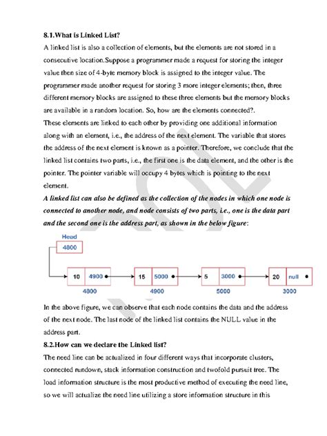 Ass 38 Basic Data Structure 81 Is Linked List A Linked List Is Also A Collection Of
