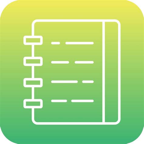Notebook Vector Icon 37237667 Vector Art At Vecteezy