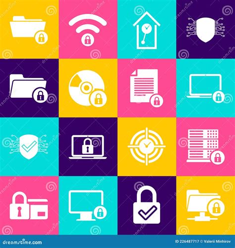 Set Ftp Folder And Lock Server Security With Laptop Retro Wall Watch