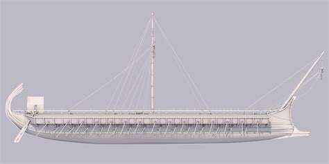 Trireme 3d Model 49 C4d Wrl Obj 3ds Free3d