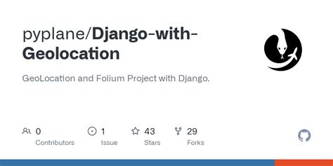 Github Pyplanedjango With Geolocation Geolocation And Folium Project With Django