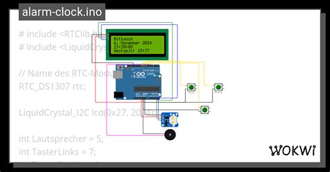 Wecker O Wokwi Arduino And Esp32 Simulator
