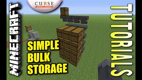 Minecraft Ps4 Simple Bulk Storage How To Tutorial Ps3 Xbox