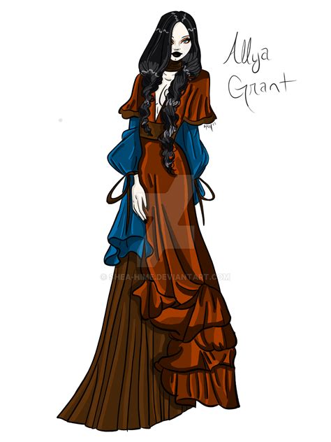 Dnd Character Allya Grant Dark Heart Edition By Shea Hime On Deviantart