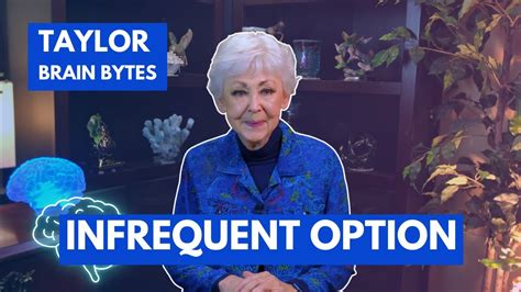 Taylor Brain Bytes Infrequent Option Youtube