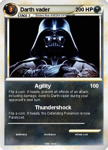 Pokémon Darth Vader 1764 1764 Agility My Pokemon Card