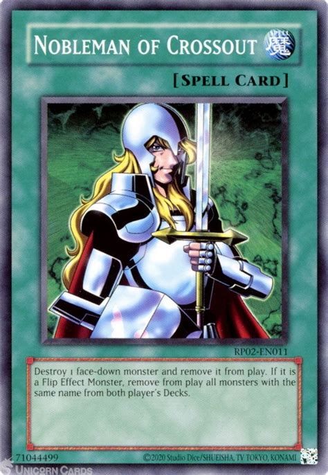 Rp02 En011 Nobleman Of Crossout Common Unl Edition Mint Yugioh Card