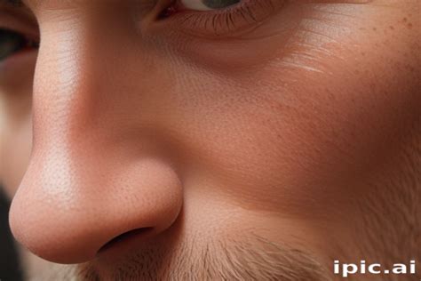 A Close Up View Of A Realistic Human Face With Detailed Features