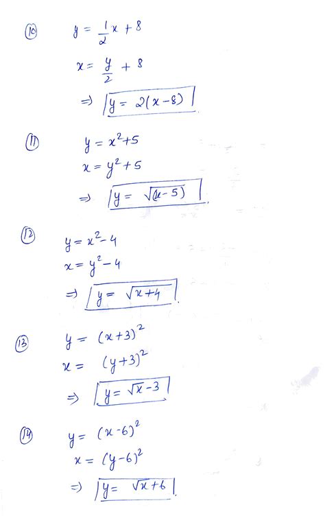 [solved] Worksheet 7 4 Inverse Functions Inverse Relations Find The Inverse Course Hero