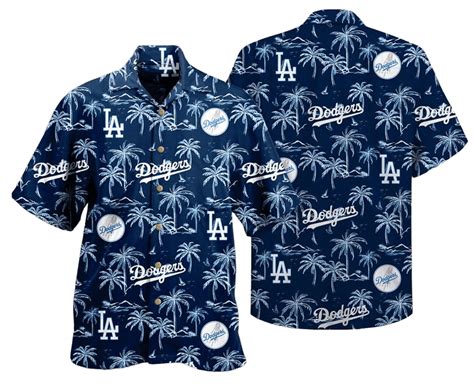 Th Los Angeles Dodgers Hawaiian Beach Hawaiian Shirt Aloha Shirt For