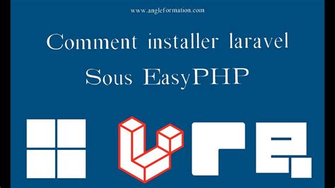 Comment Ajouter Laravel And Laravel Manager A Easyphp Youtube