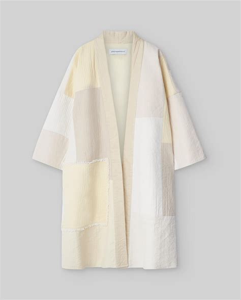 Chaqueta De Mujer Patchwork De Algodón Y Manga Amplia · Adolfo