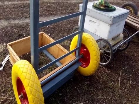 Apiary Cart Types And Instructions For Assembling A Wheelbarrow For