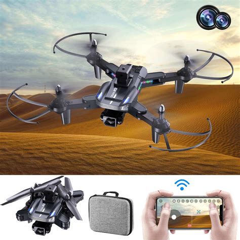Mini Drone 4k Three Sided Four Axis Obstacle Avoidance Follow Foldable