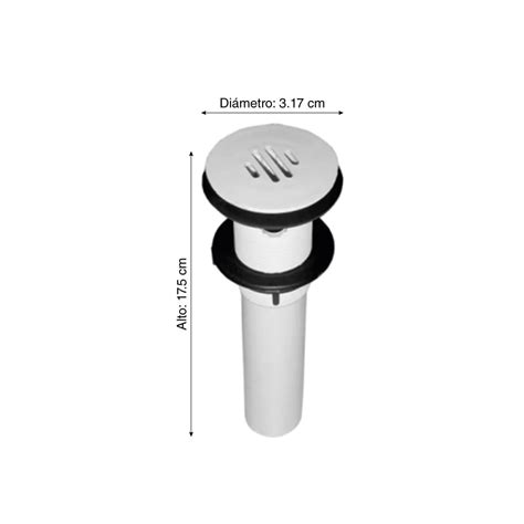 Contra Plástica Con Rejilla Para Lavabo Con Rebose Coflex Promart