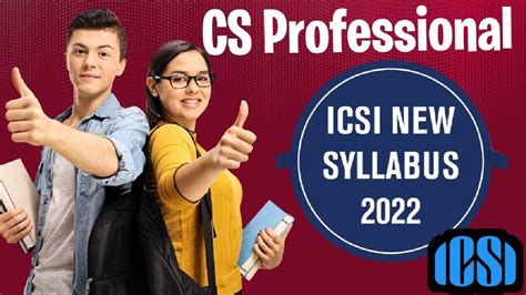 Cs Professional New Syllabus 2022 Ll Registration Date Ll Time Ll