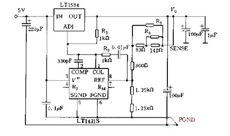 采用lt1584和lt1431构成的微处理机电源电路图电路图电子工程世界