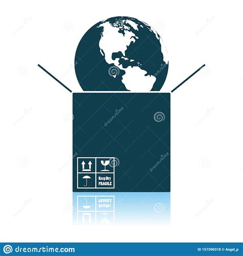 Plan Te Dans La Bo Te Illustration De Vecteur Illustration Du Earth