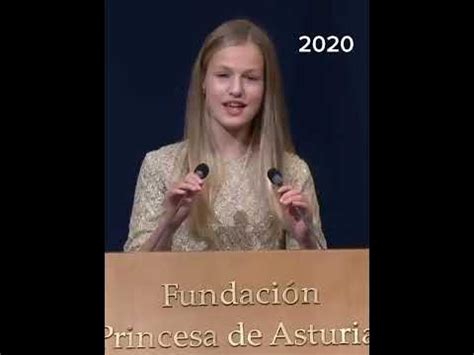Princess Leonor And Her Speeches Over The Years Princessleonor Youtube