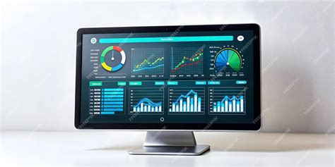 Glossy Chart Interface For Performance Metrics In Operational Management Clear And Precise