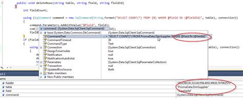 C Sqlcommand Addwithvalue Not Working Properly Stack Overflow