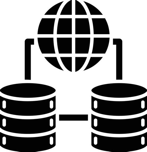 Data Network Glyph Icon 13164444 Vector Art At Vecteezy